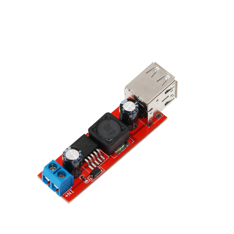 newdv2 Double USB Charge DC-DC Step Down Converter Module For Vehicle ...