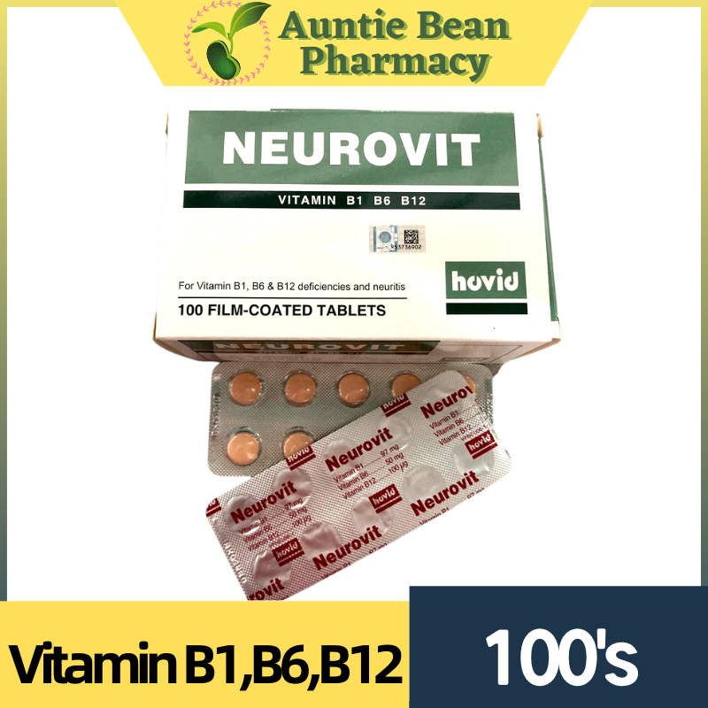 Hovid Neurovit 100 Tablets exp:02/2023 | Lazada
