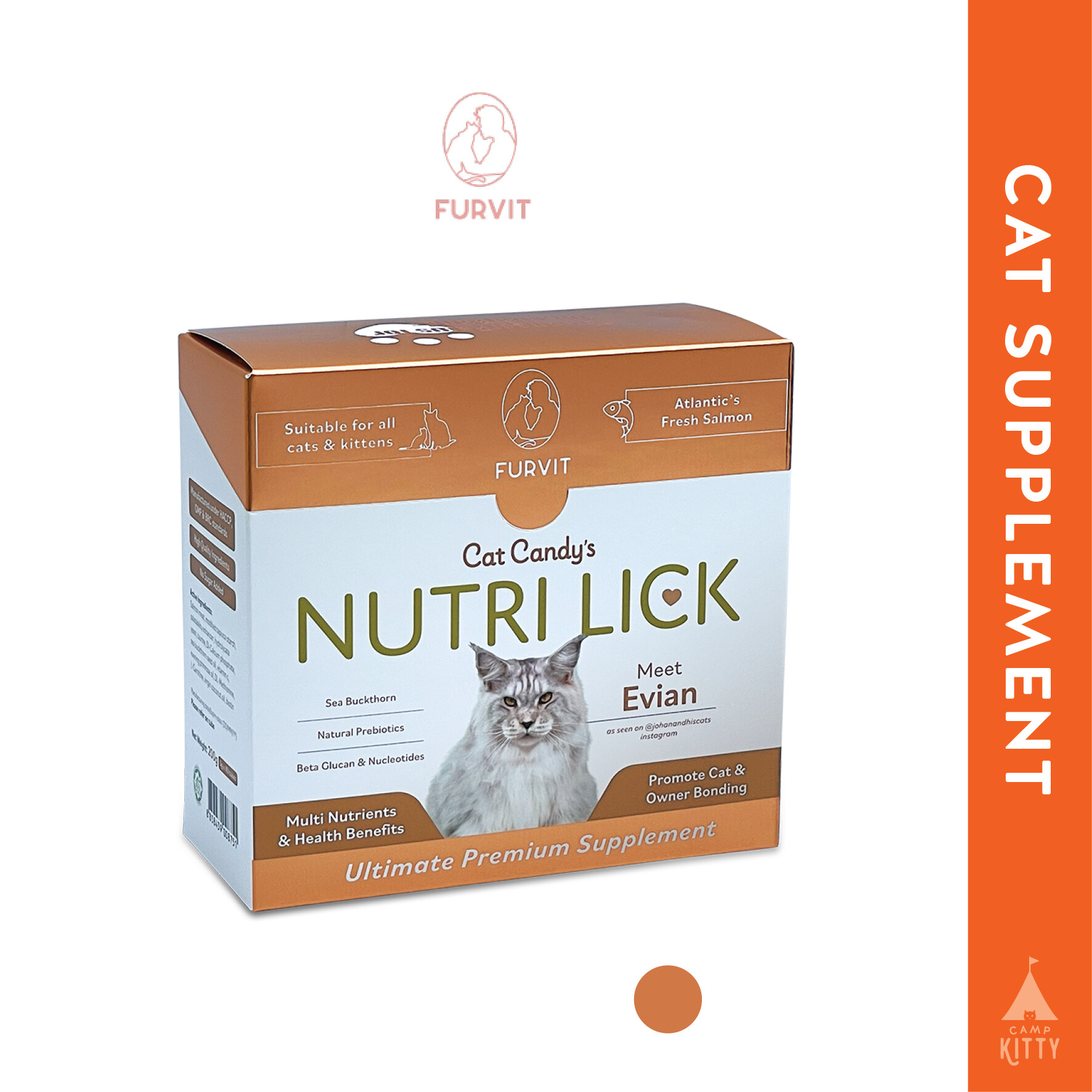 Furvit Cat Candy's NutriLick, 40 sachets | Premium Nutritional Cat ...