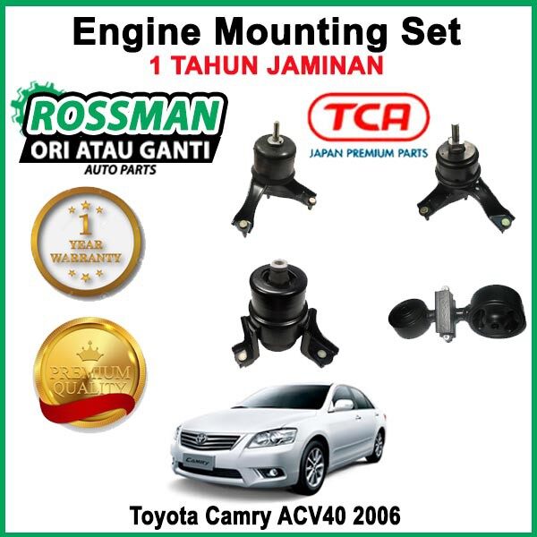 Toyota Camry ACV40 2006 TCA Engine Mounting Set 1 Year Warranty | Lazada