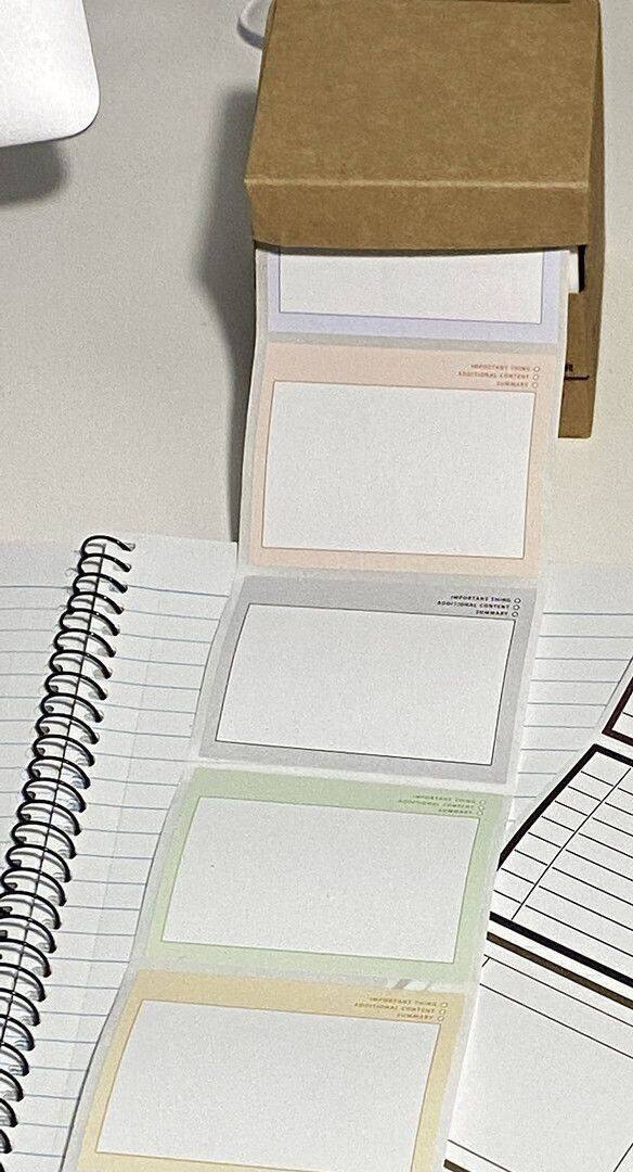 Ohaya 丨250 sheets Pull-Out Sticky Notes Key Memo notepad Strong ...