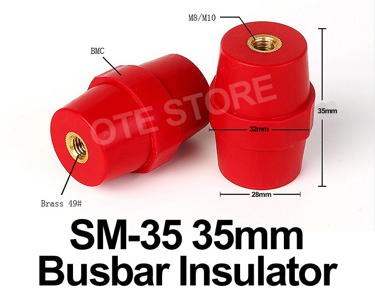 SM-35 35mm M8 Busbar Support Insulators (x 10pcs) | Lazada