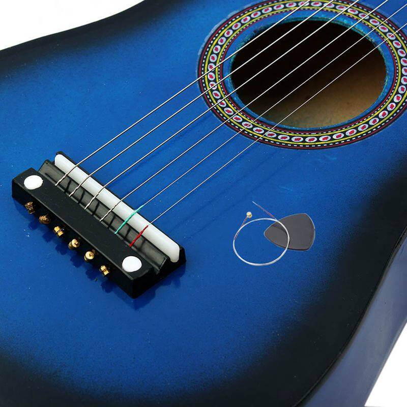 IRIN Mini 23 Inch Basswood 12 Frets 6 String Acoustic Guitar with Pick ...