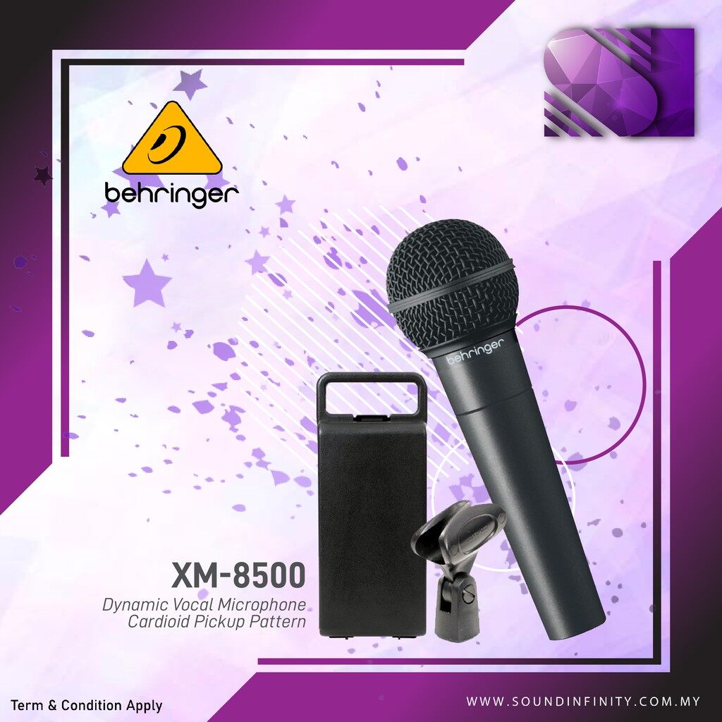 🇲🇾 Ready Stock 💕Behringer XM8500 Dynamic Vocal Microphone (XM 8500 / XM ...