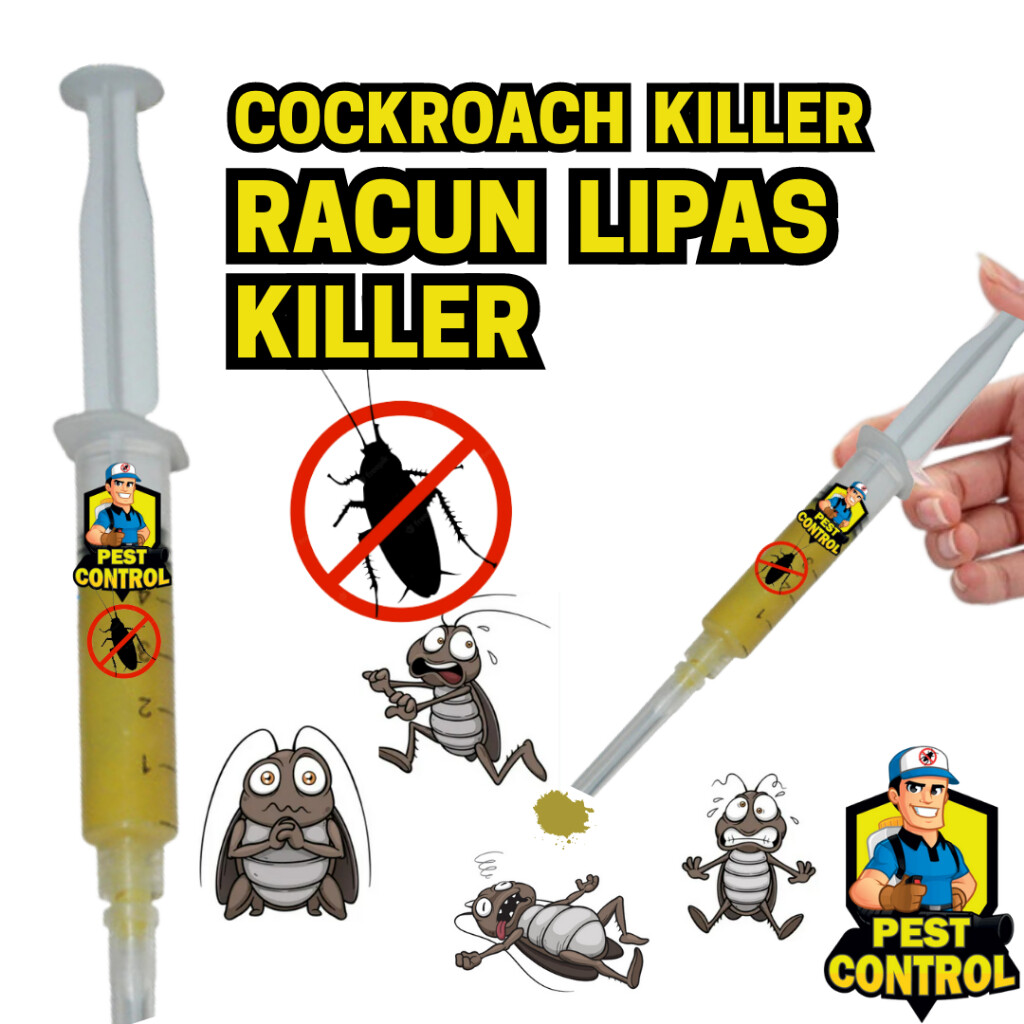Cockroaches killer Lipas Ubat Gel Bait Effective Killing Cockroach Bait ...