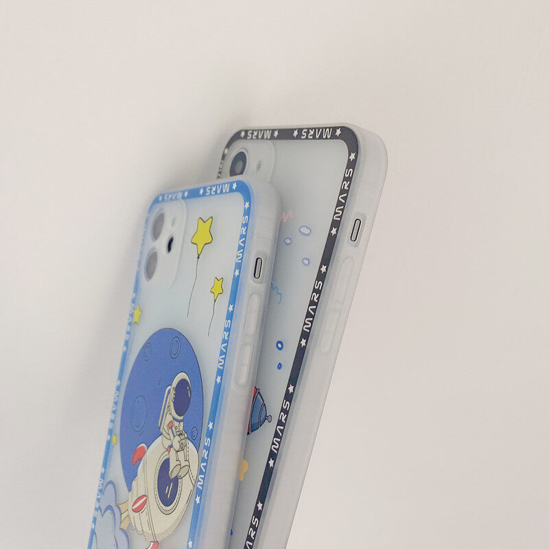 QuXis Simple Transparent Silicon matte Case for iPhone 12 11 Pro Max 7 ...