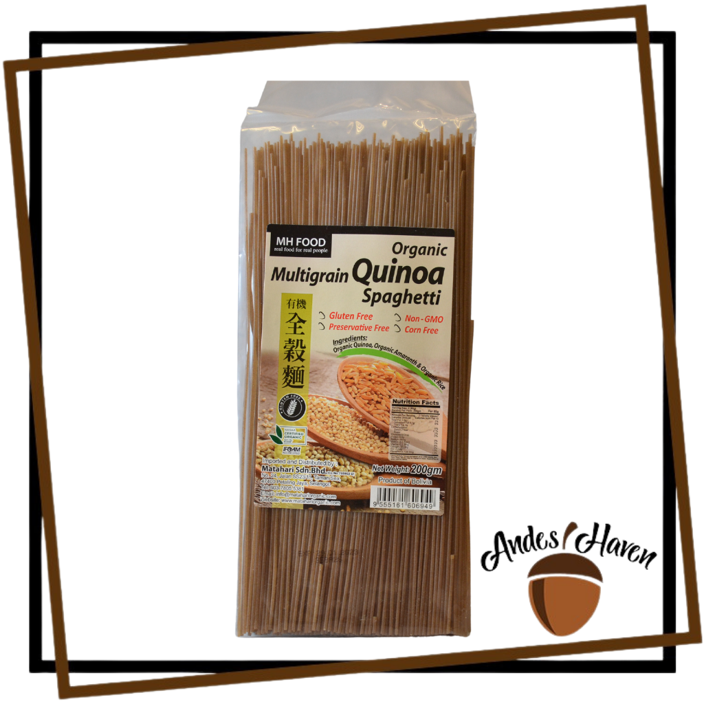 【MH Food】Organic Multigrain Quinoa Spaghetti - 200gm | Lazada