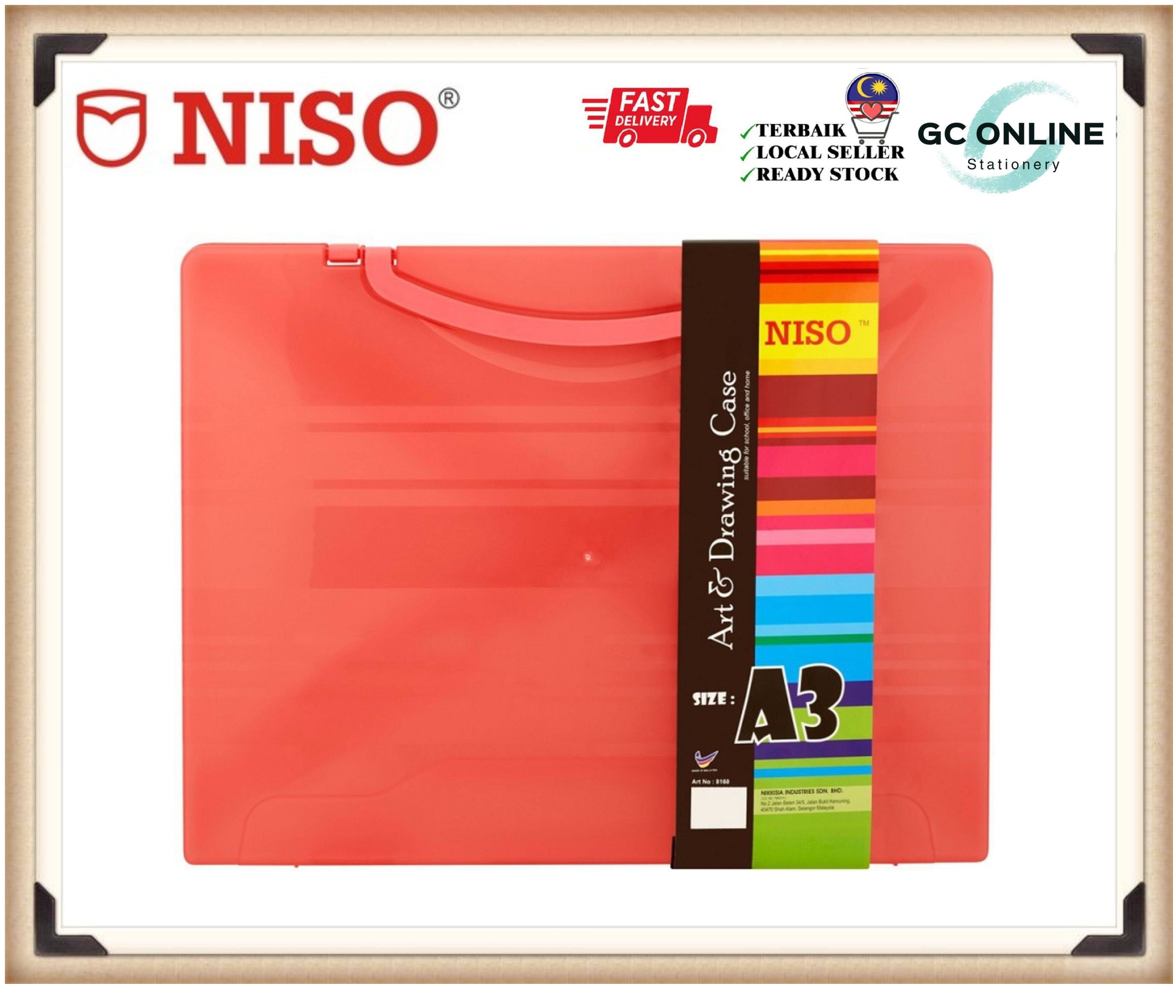 Niso 8160 A3 55mm Document Case with Handle / Kotak Fail Plastik | Lazada