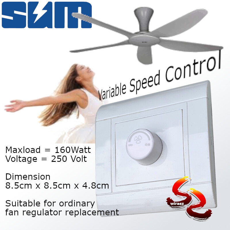 SUM Variable Speed Fan Regulator Switch Controller Dimmer For All ...