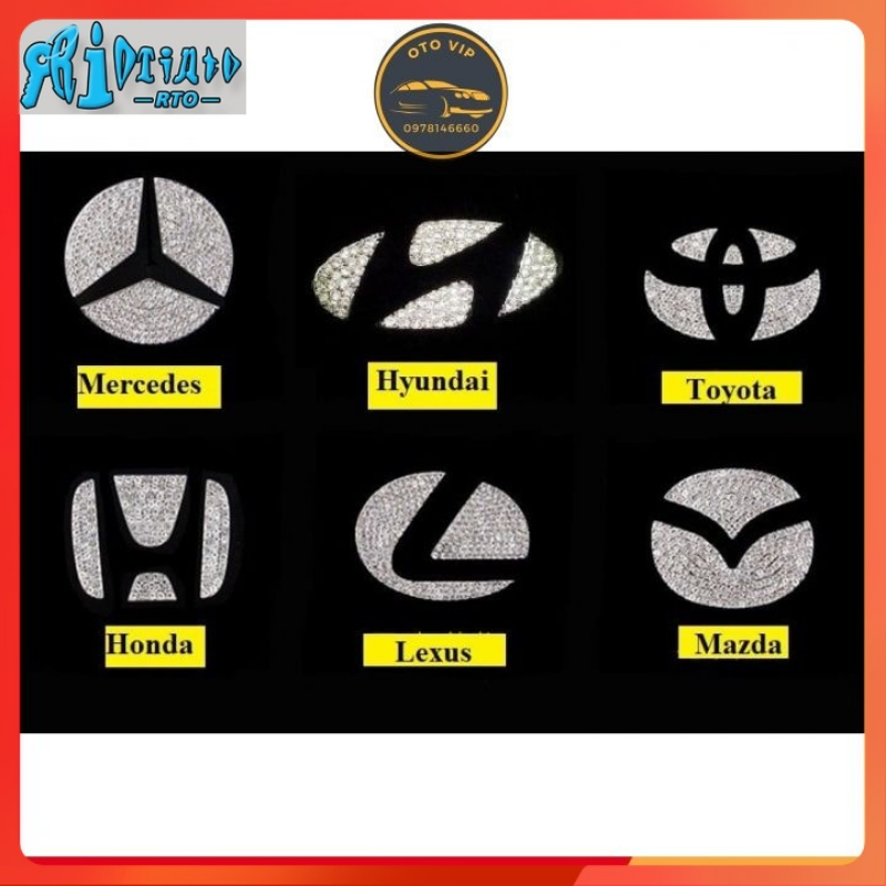 RTO decorative steering wheel brand logo: Honda, Mazda, Toyota, Hyundai ...