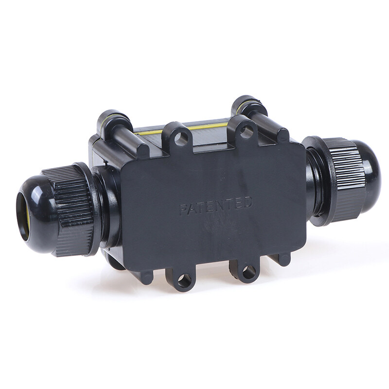 2 Way Waterproof Electrical Junction Box For Outdoor Lighting Cable ...