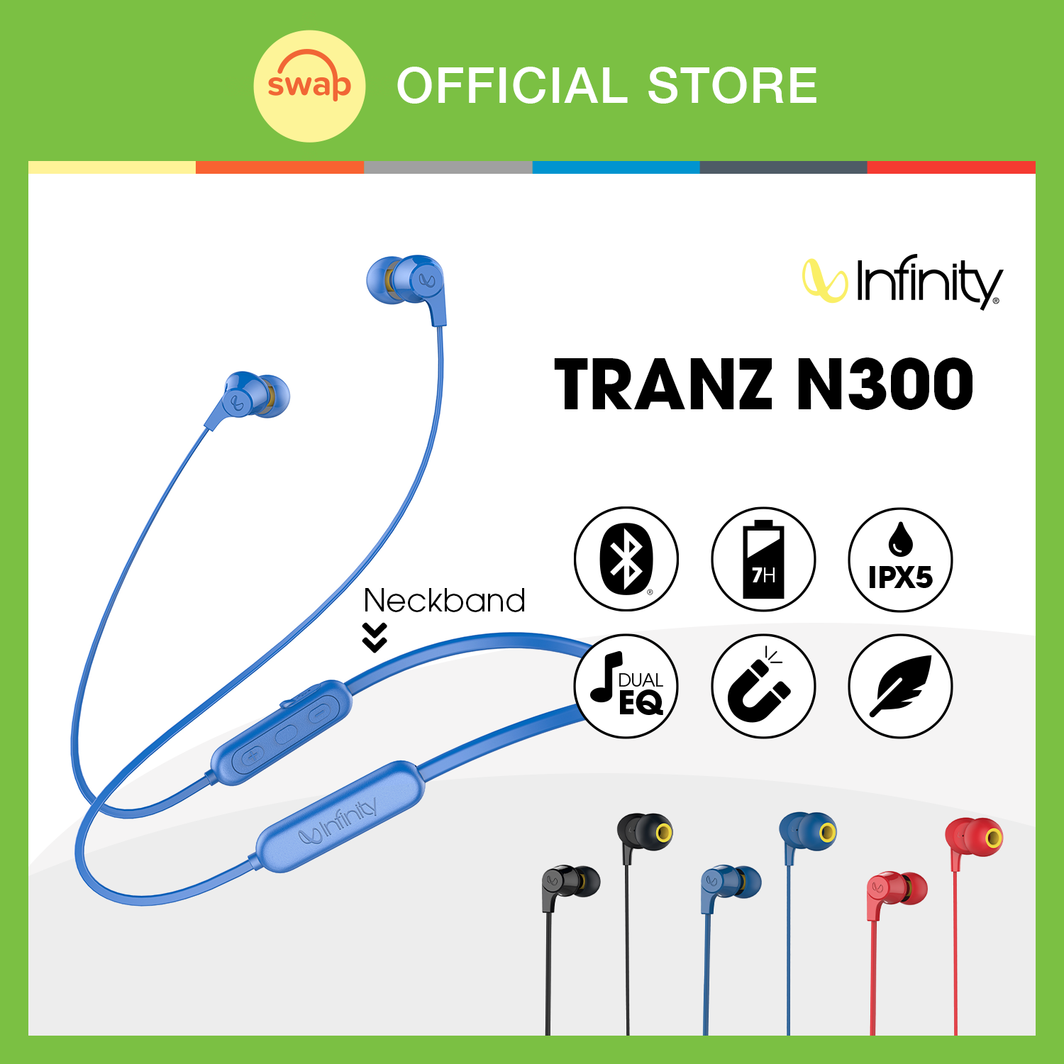 Infinity Tranz N300 Wireless In-Ear Headphones | Lazada