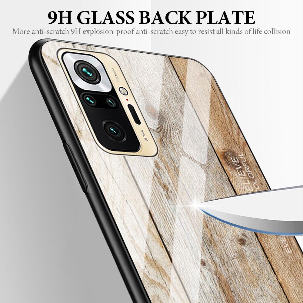 Xiaomi Redmi Note 10 Pro 4G Note10เคสโทรศัพท์กระจกเทมเปอร์ป้องกันแฟชั่น ...