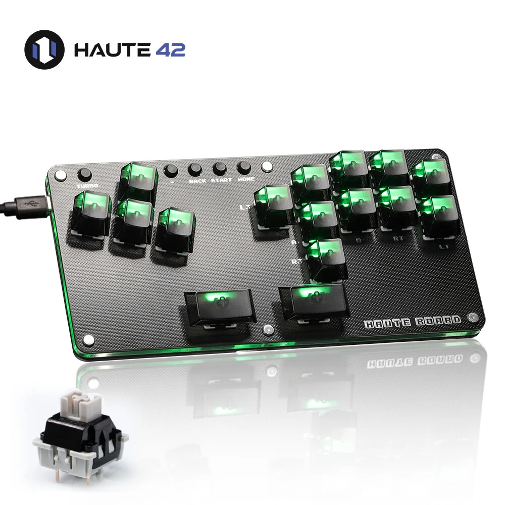 Haute42 16key All Button Arcade Controller Gamerfinger With Turbo Functions Arcade Stick Street