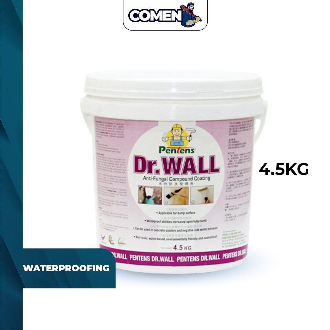 PENTENS Dr.Wall 4.5KG Anti-Fungal Compound Coating Wall Waterproof ...