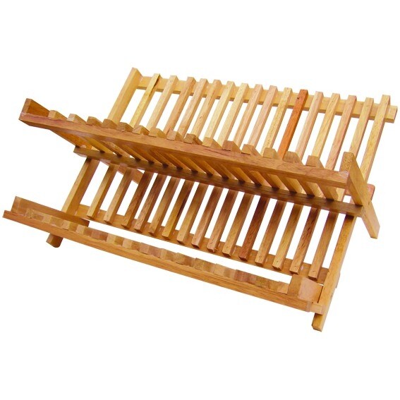 Wooden Dish Rack 2 layer / Rak Pinggan Kayu 2 lapisan (Made from ...