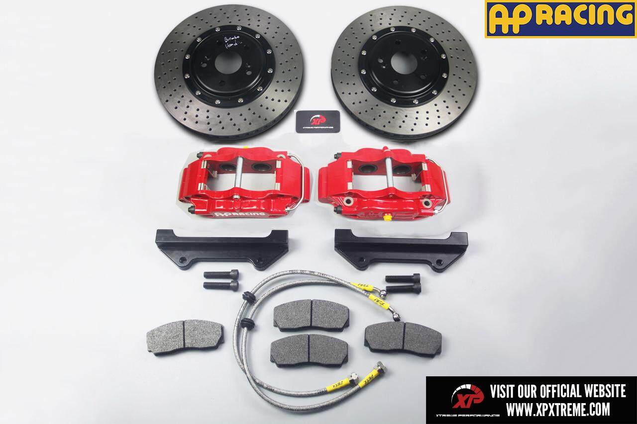 BRAKE AP RACING SET 4POT FRONT PROTON PREVE 345MM DISC | Lazada