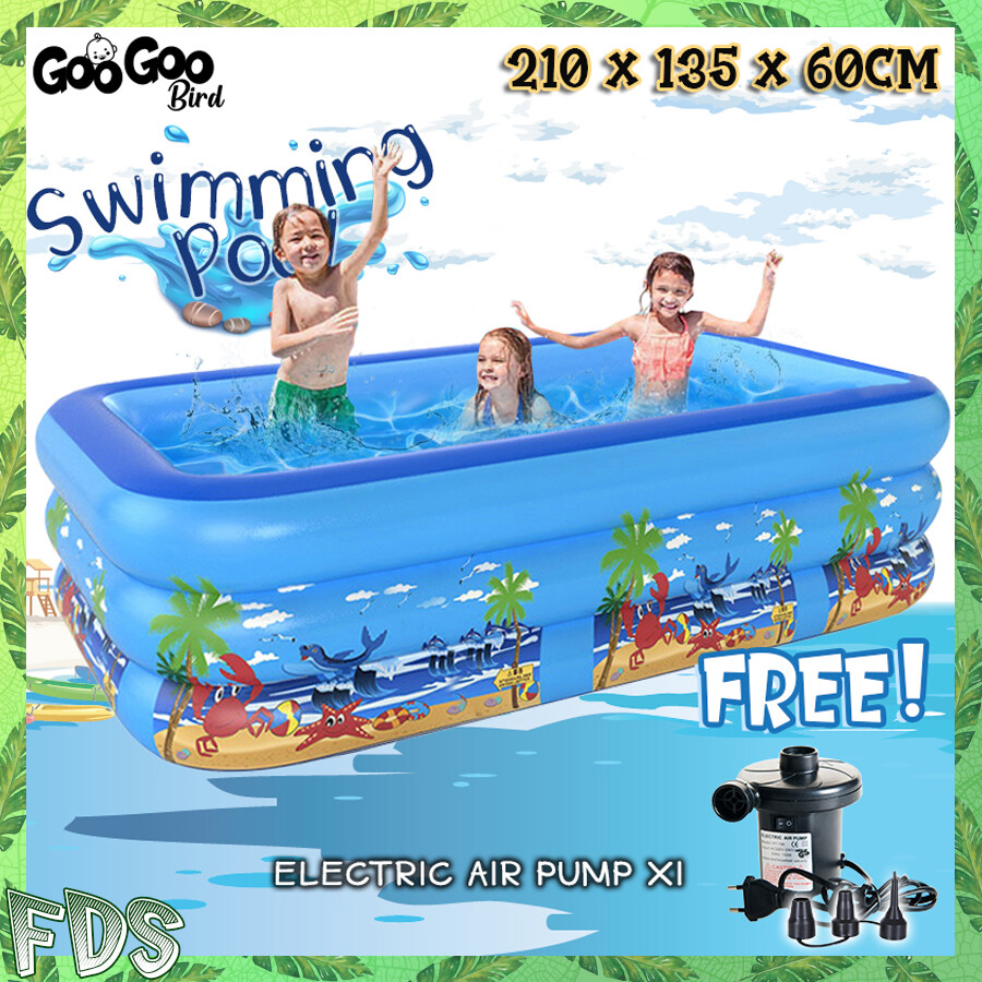 GooGoo Bird 7 Sizes Inflatable Swimming Pool Beach Crab Design Kids ...