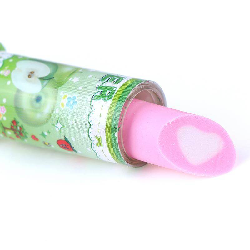 1PC Child Lipstick Shaped Eraser Student Stationery Xmas Gift Pencil ...