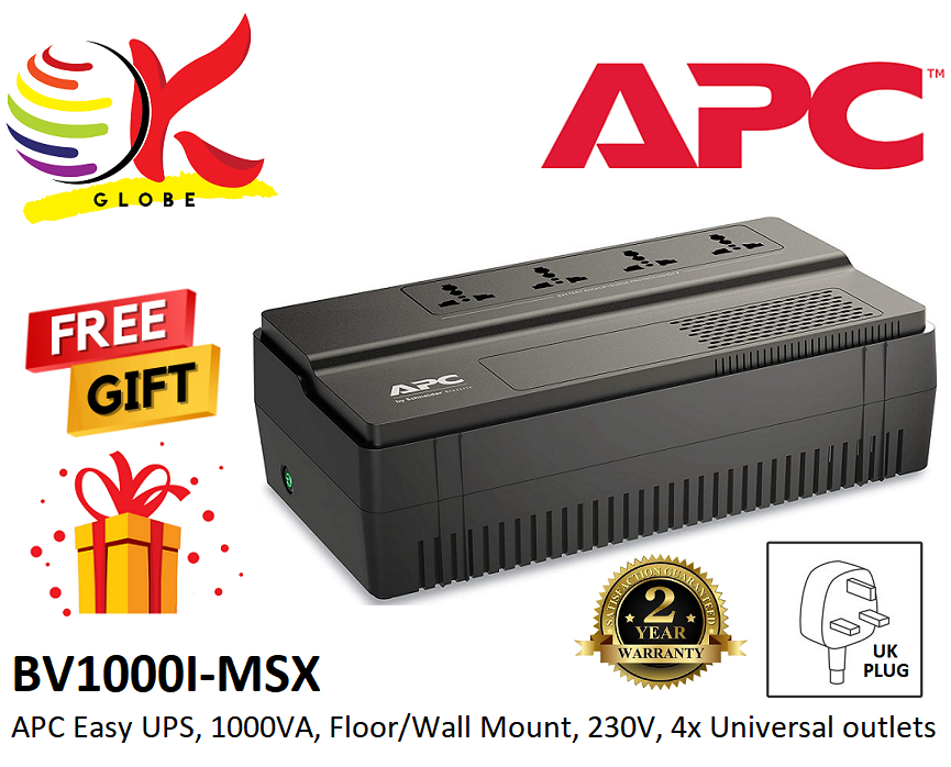APC BV650I-MSX 650VA 375WATTS / BV800I-MSX 800VA 450WATTS / BV1000I-MSX ...