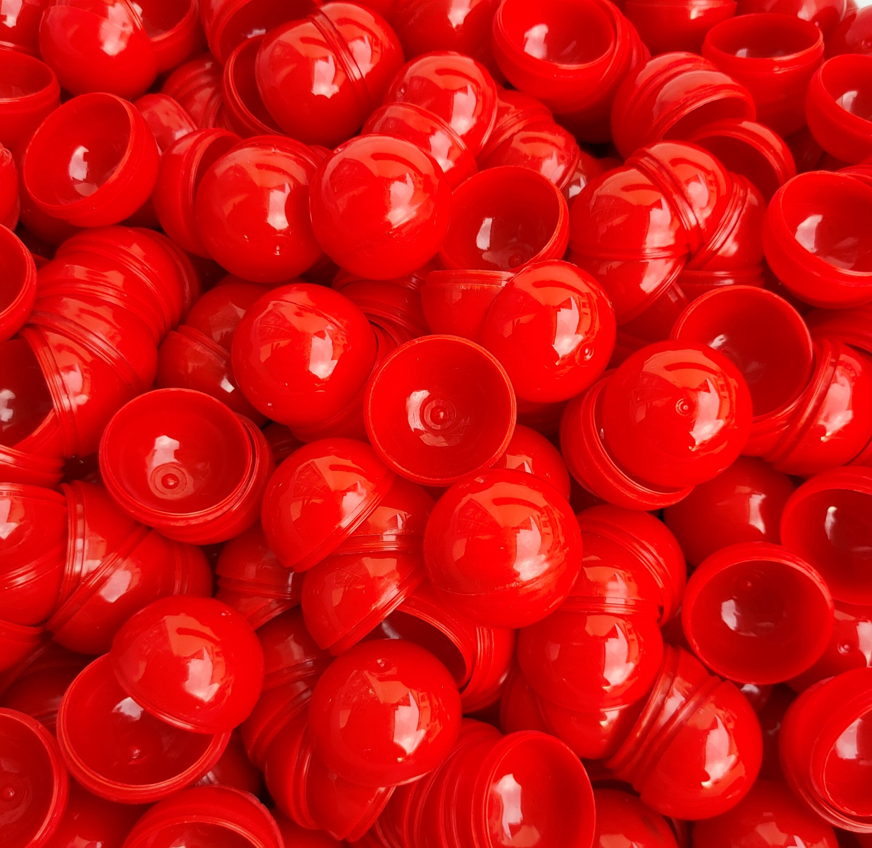 50pcs 30mm Solid Color Empty Plastic Ball for Games Lucky Draw ...