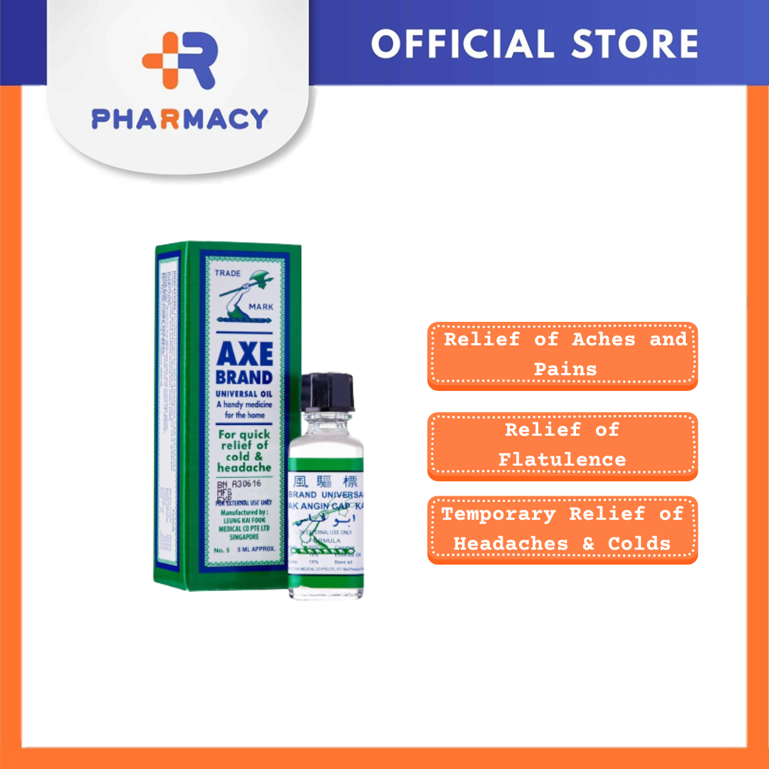 R Pharmacy | Axe Medicated Oil No.5 5ml | Lazada