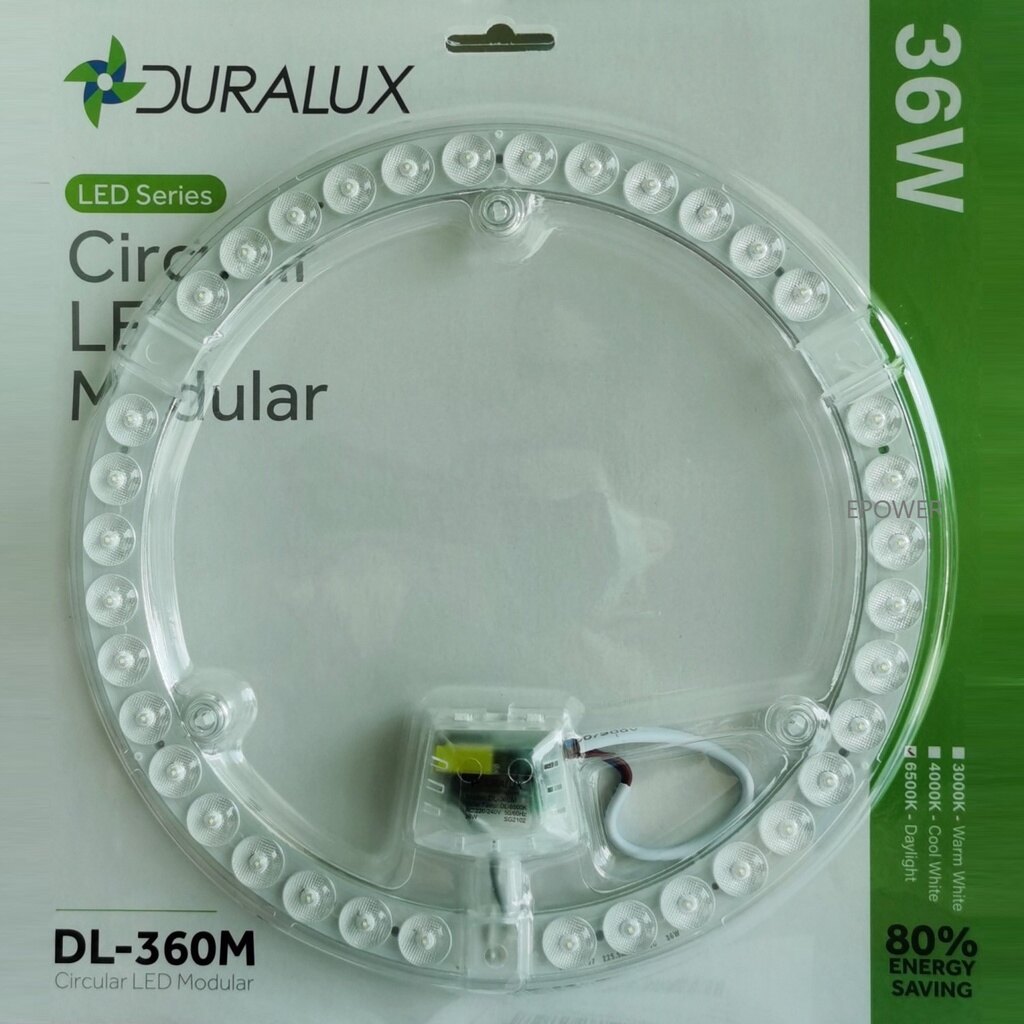 DURALUX CIRCULAR LED MODULAR WITH MAGNET FOR CEILING LIGHT REPLACEMENT ...