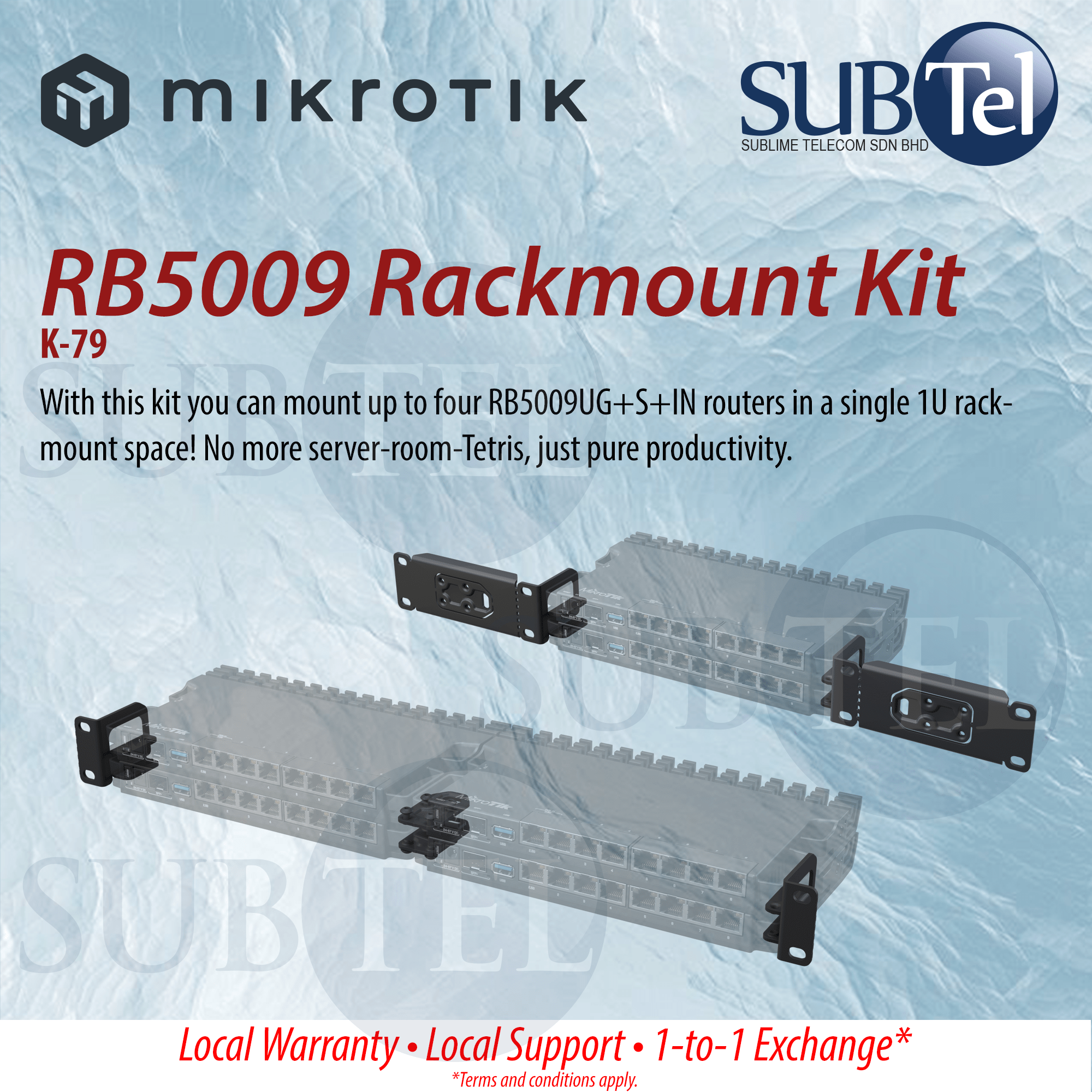 Mikrotik RB5009 Rackmount Kit K-79 | Lazada