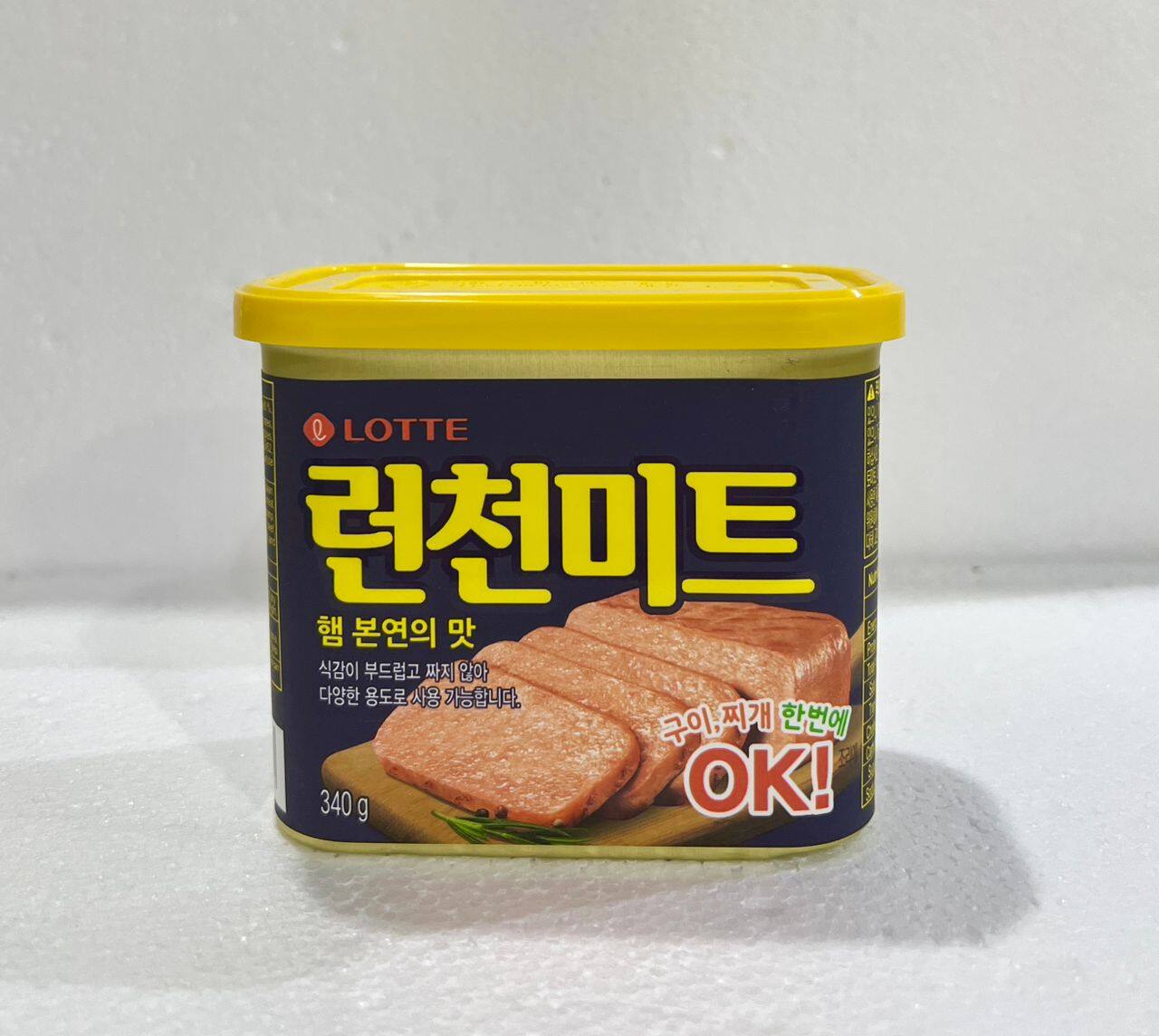 Lotte Luncheon Meat Original Taste Of Ham 韩国乐天午餐肉 340g | Lazada