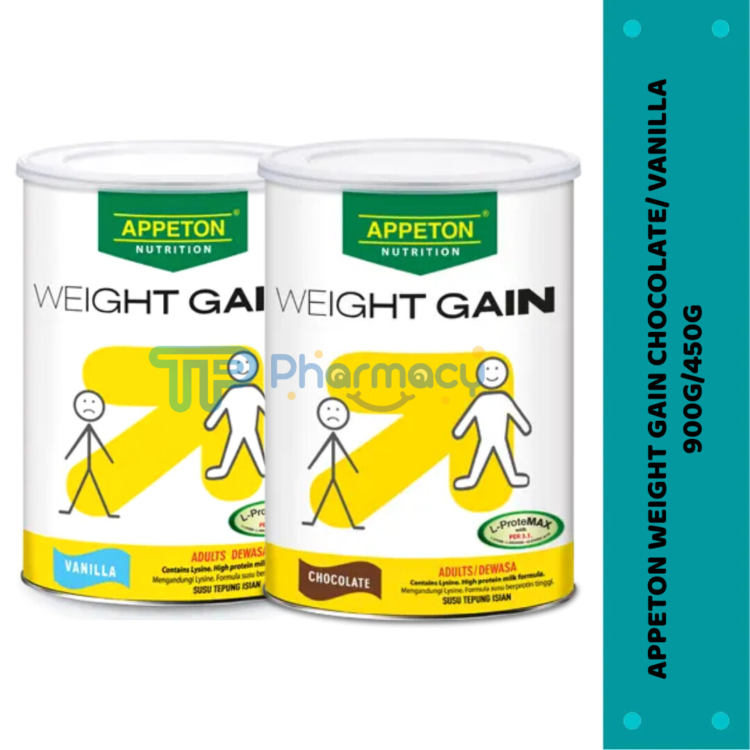APPETON NUTRITION WEIGHT GAIN VANILLA/CHOCOLATE for adult/dewasa🤗💥 ️ ...