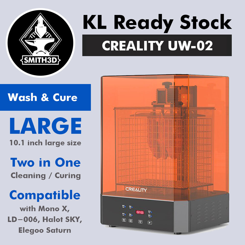 CREALITY 3D UW-02 Wash and Cure Machine For 3D Printer Washing/Curing ...