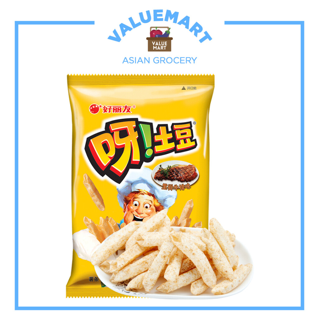 Orion Korean Oh!Gamja French Fries Shaped Potato Chips (Tomato, Steak ...