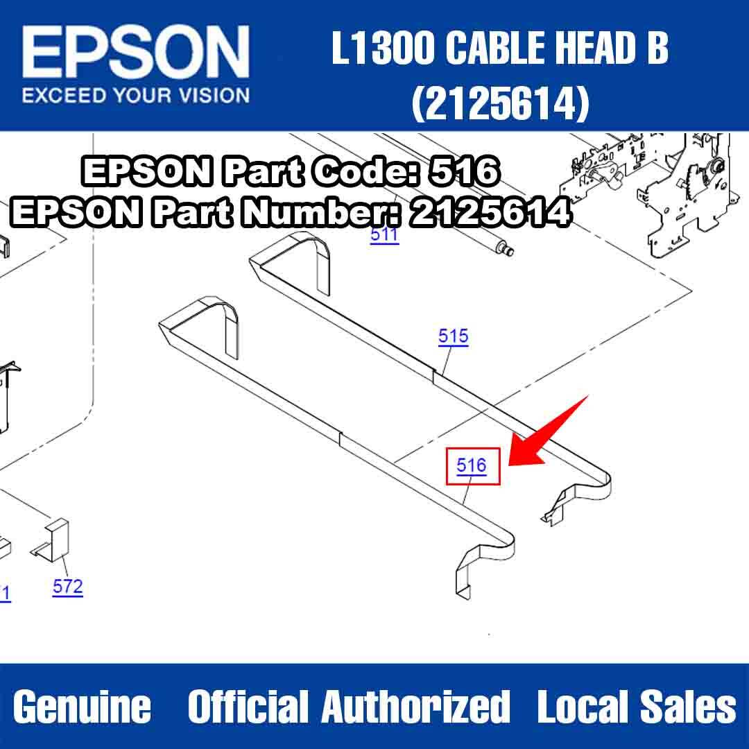 OFFICIAL EPSON L1300 PrintHead Cable L1300 FFC ENCODER CABLE For EPSON ...