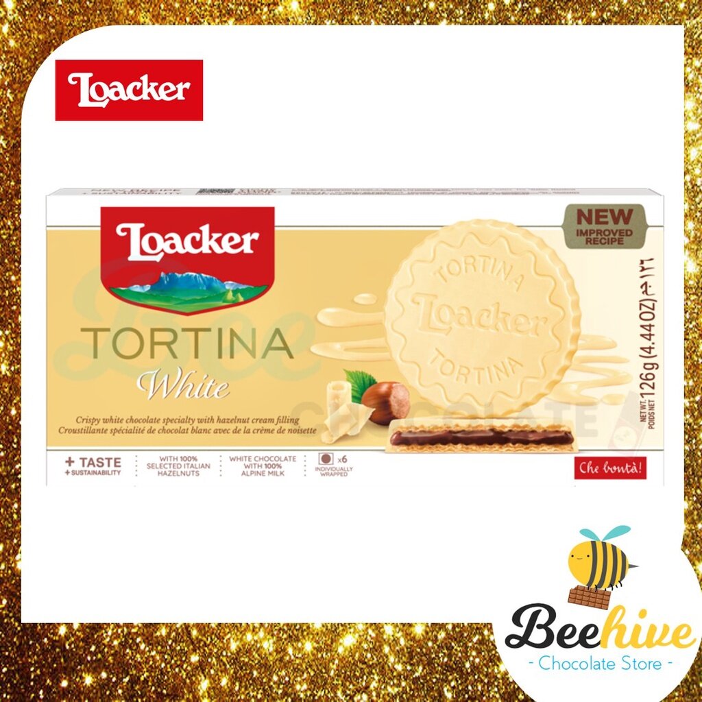 Loacker Tortina White Chocolate Wafer 125g | Lazada