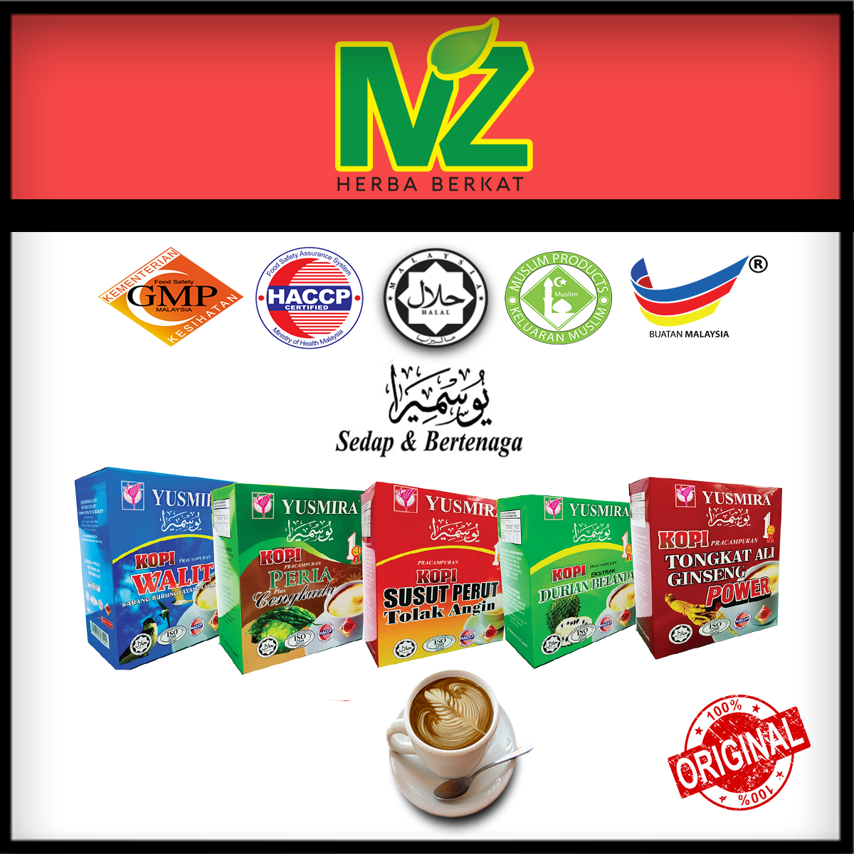 Kopi Yusmira Berwajah Baru Kotak (Walit, Peria Cengkudu, Susut Perut ...
