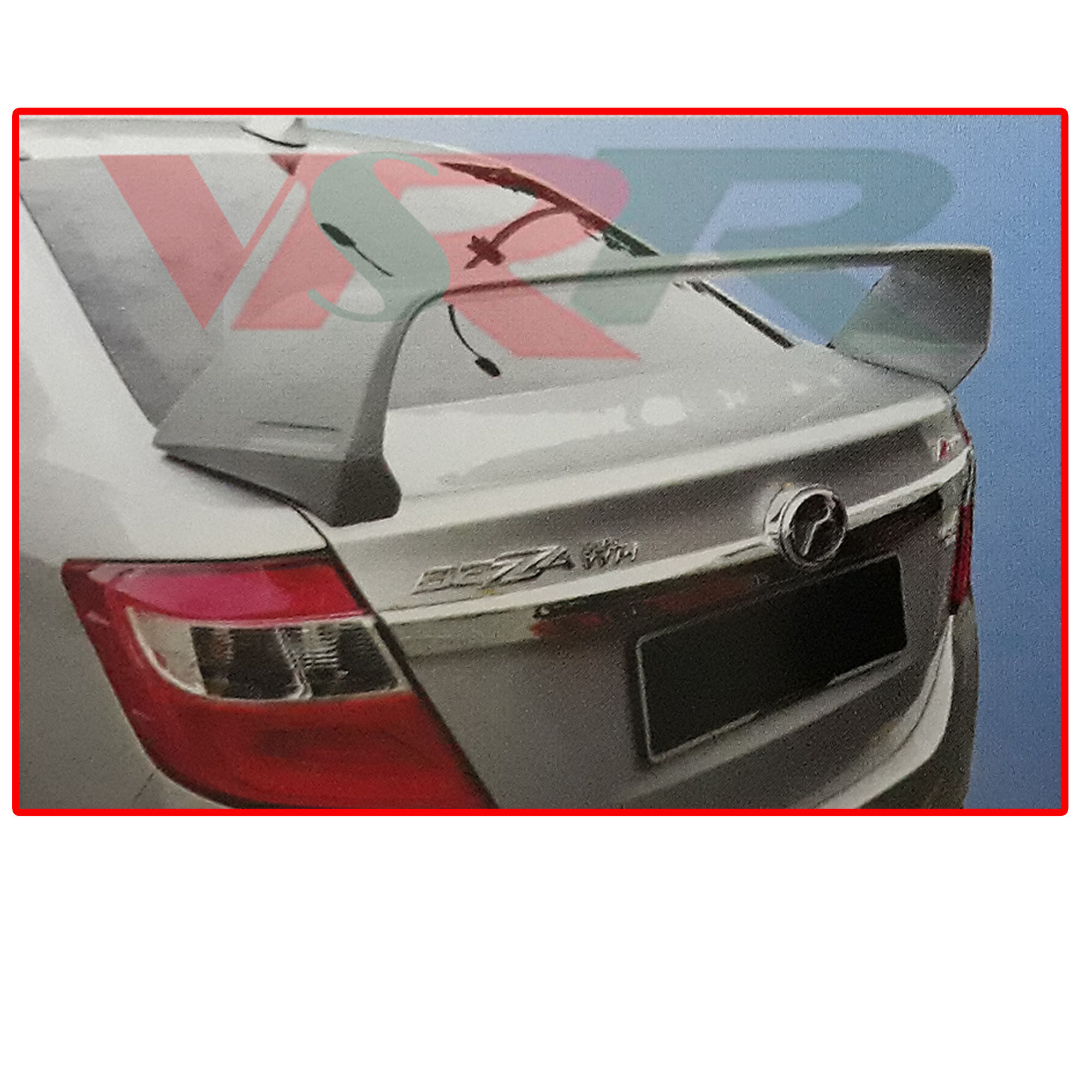 Perodua Bezza (MG) Sporty Style Rear Back Bonnet Bonet Trunk Boot Wing ...
