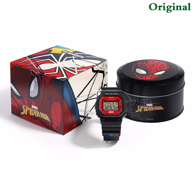 Authentic Original Marvel Edition G Shock SPIDER Men Sport Watch 200M ...