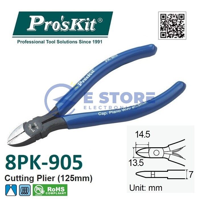Pro'sKit 8PK-905 Cutting Plier - 125mm | Lazada