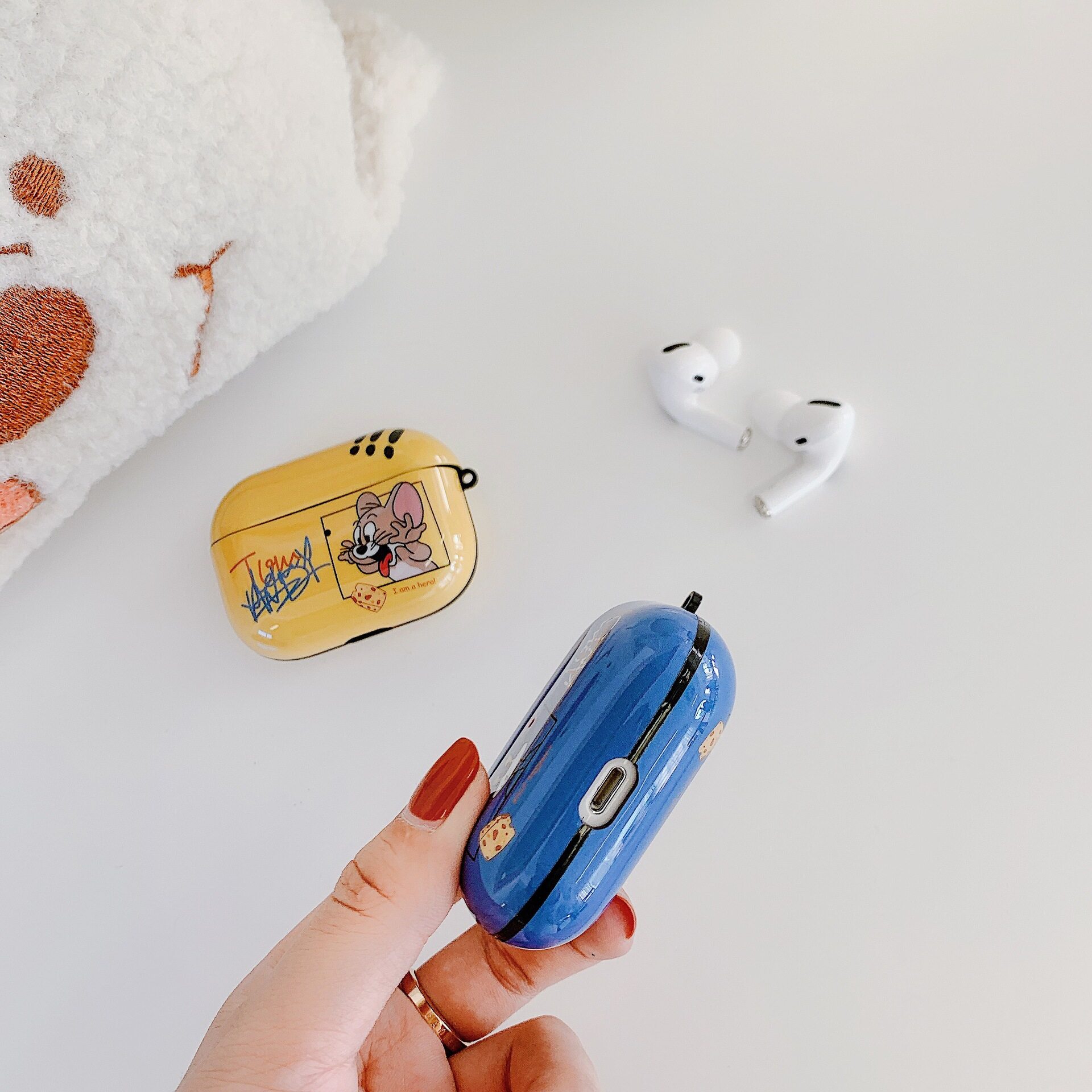 Cartoons Compatible with Airpods 1&2 Case,Silicone 3D Cute Animal Paw ...