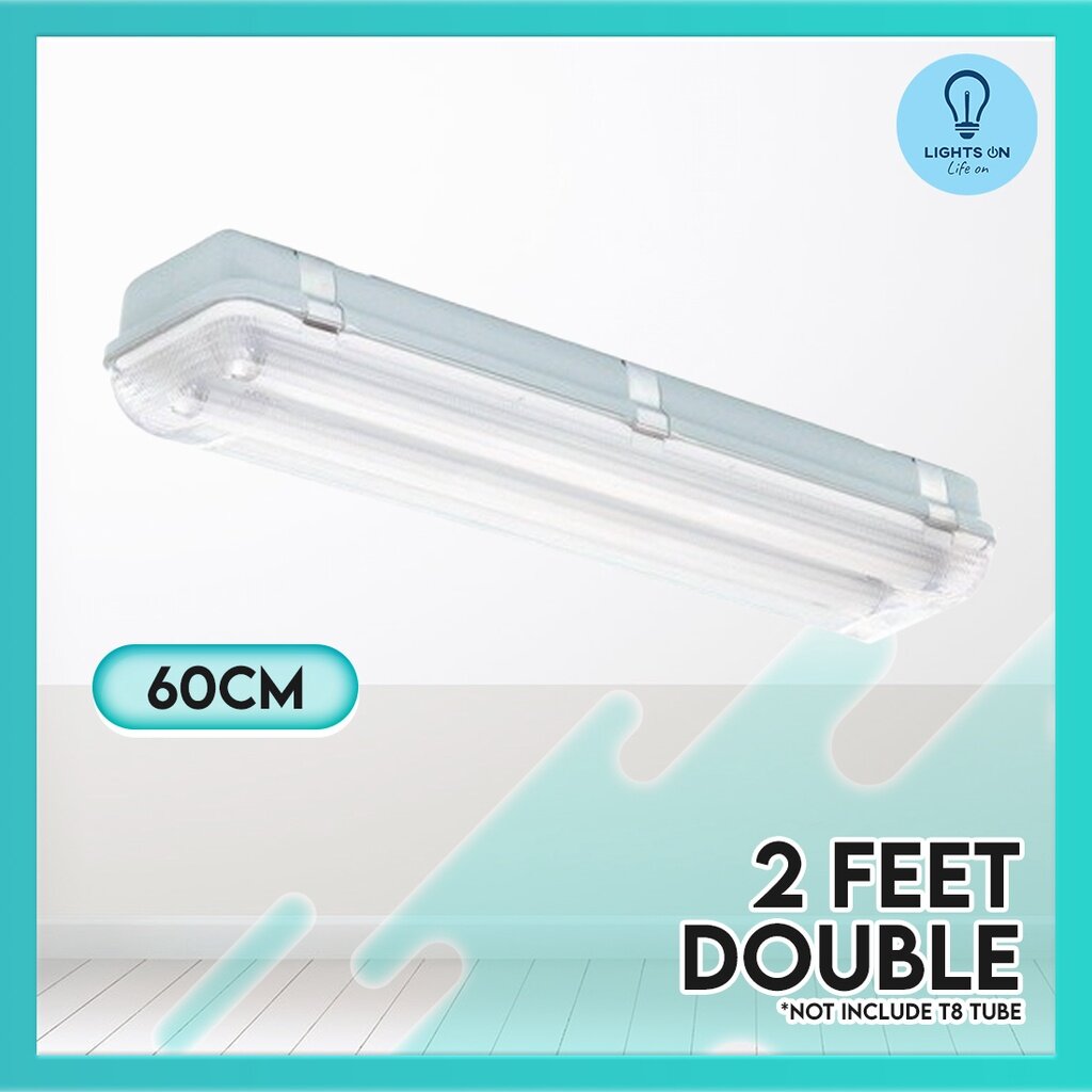 2ft 4ft Anti Corrosive Weatherproof Waterproof T8 LED Single Cover ...