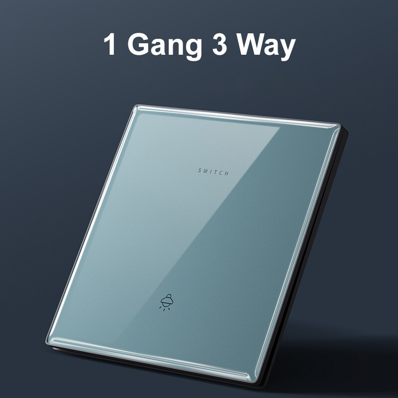 OLIDE Blue wall Power Switch Modern Wall Switch light 86 Type Switch ...