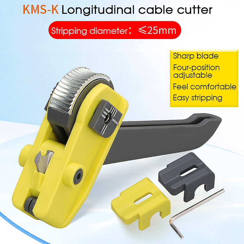 KMS-K Fiber Optic Cable Sheath Optical Fiber Tool Cable Sheath Slitter ...