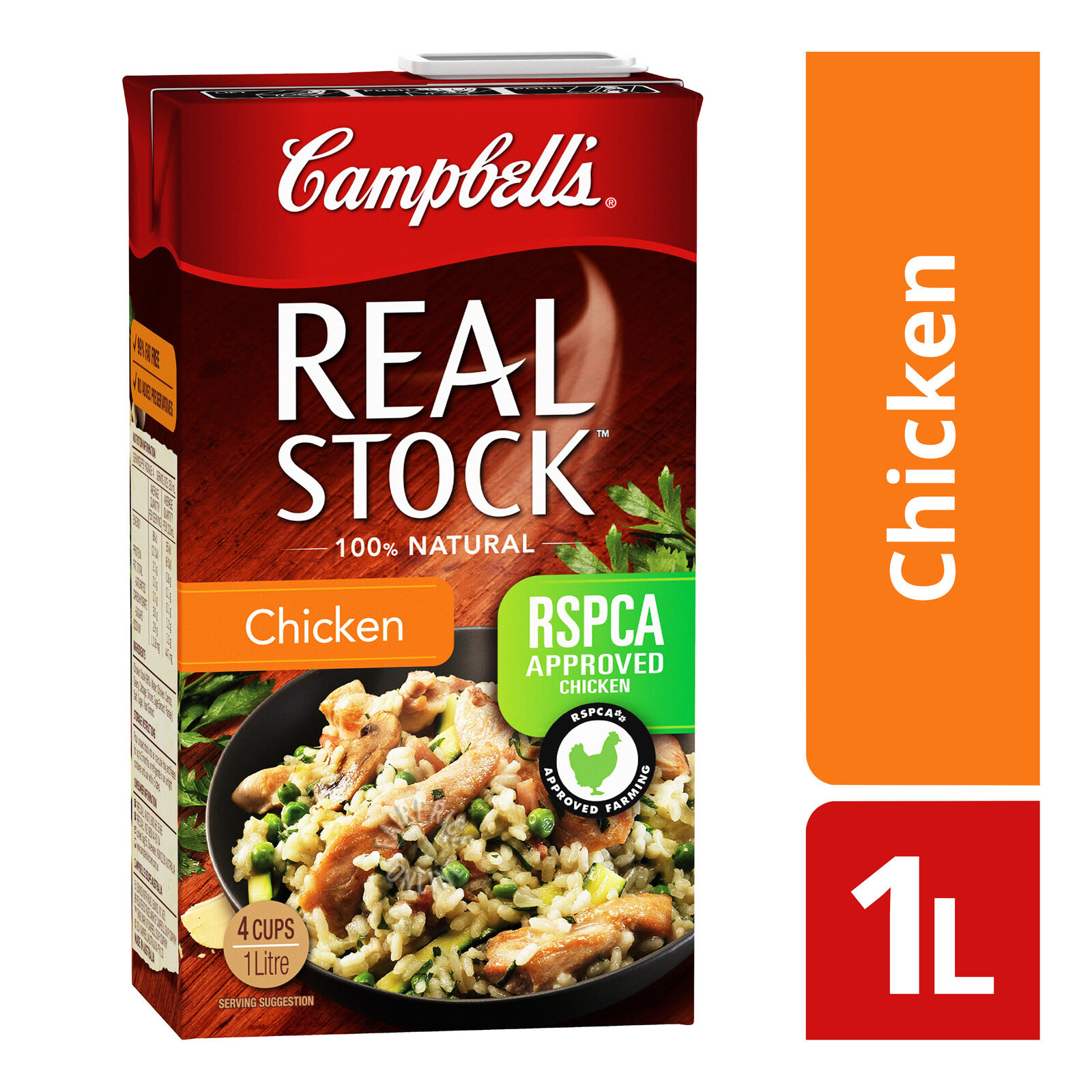 Campbell's Real Chicken Liquid Stock 100% Natural 1 Liter | Lazada