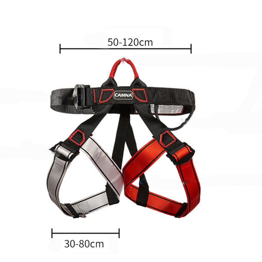 Flameer Climbing Harness Safety Body Belt Tree Climbing Training Caving ...