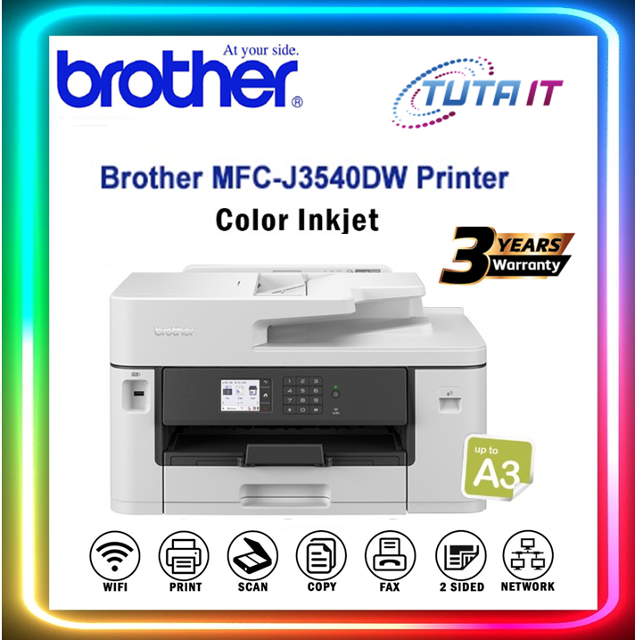 Brother MFC-J3540DW Inkjet Printer | Lazada