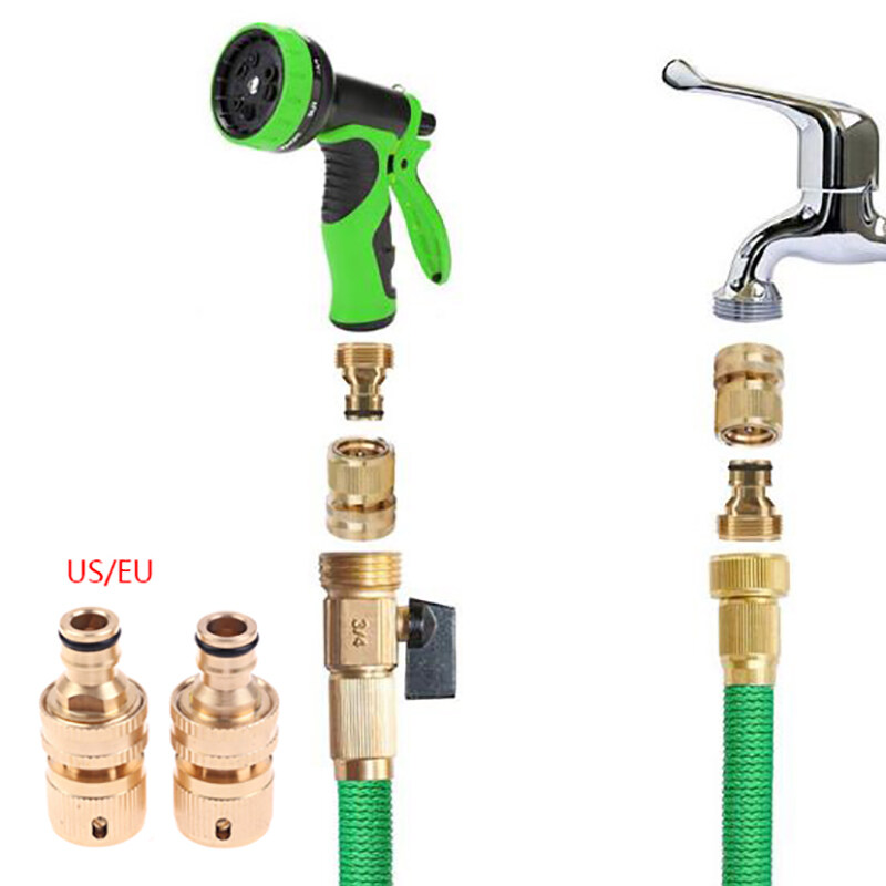 3 4 Garden Hose Quick Connect Water Hose Fit Brass Female Male