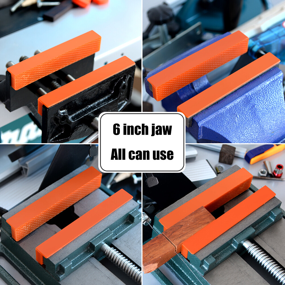 2Pcs 6นิ้วนุ่ม Vise Jaws Pad ไนลอนรองที่นั่งป้องกัน Strip {ซื้อ 2 ชิ้น ...