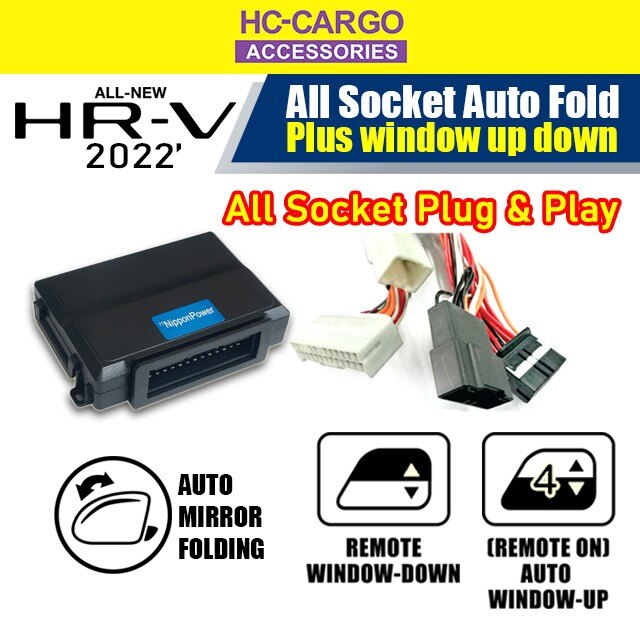 NIPPON POWER Honda HRV HR-V 2022 Side Mirror Auto Fold & Auto Window ...