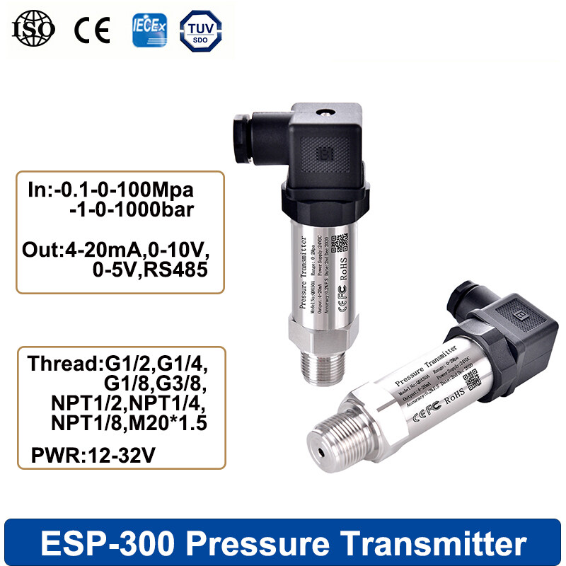Pressure Transmitter Range -0.1-0-100MPa 4-20mA 0-10V 0-5V RS485 Output ... Pressure Transmitter Range -0.1-0-100MPa 4-20mA 0-10V 0-5V RS485 Output ...