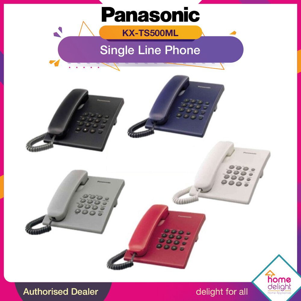 Panasonic Single Line Phone KX-TS500ML (Color Selection) | Lazada
